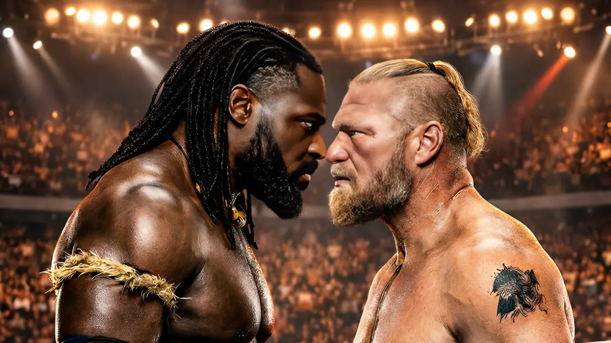 Royal Rumble-Staredown zeigt Wirkung: Moment zwischen Oba Femi und ...